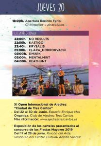 Programa Fiestas de Tres Cantos - entrescantos